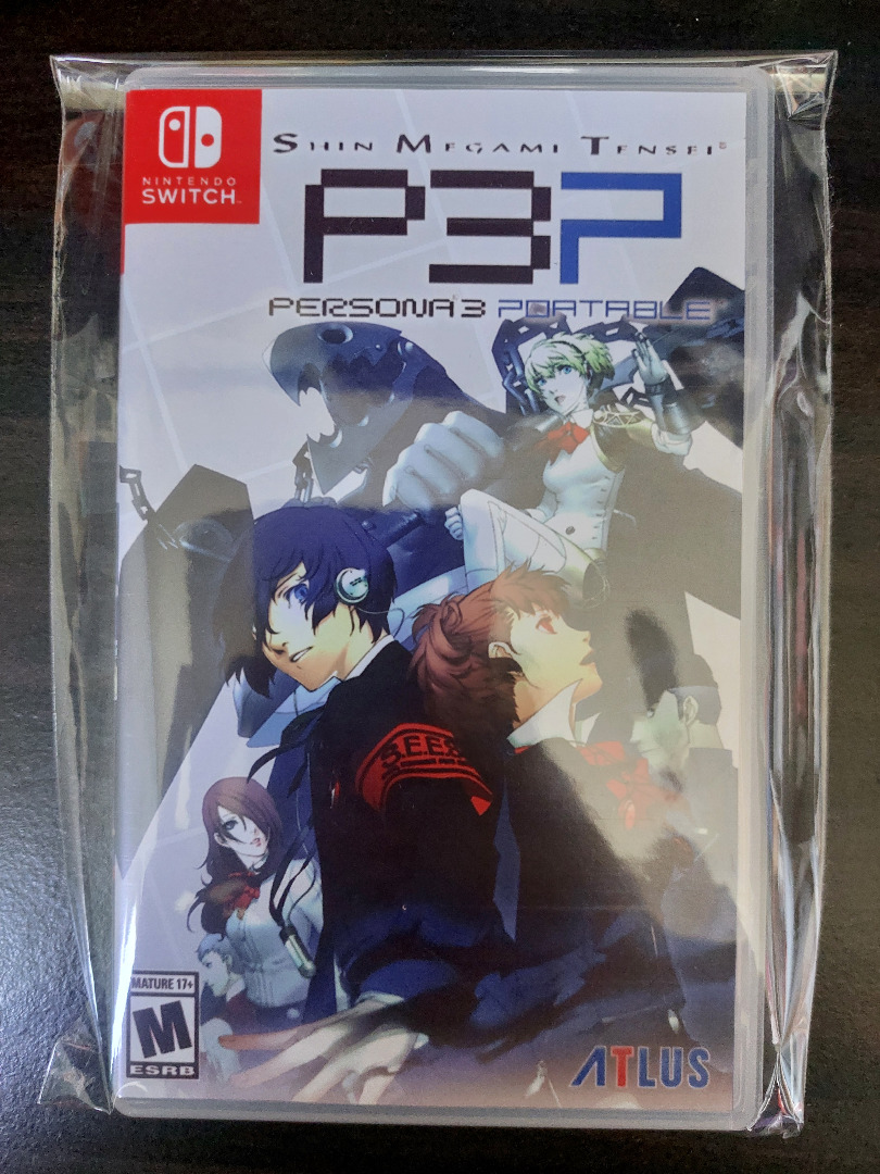 Brand New Self-printed Custom Persona 3 Portable Switch Game Case ...