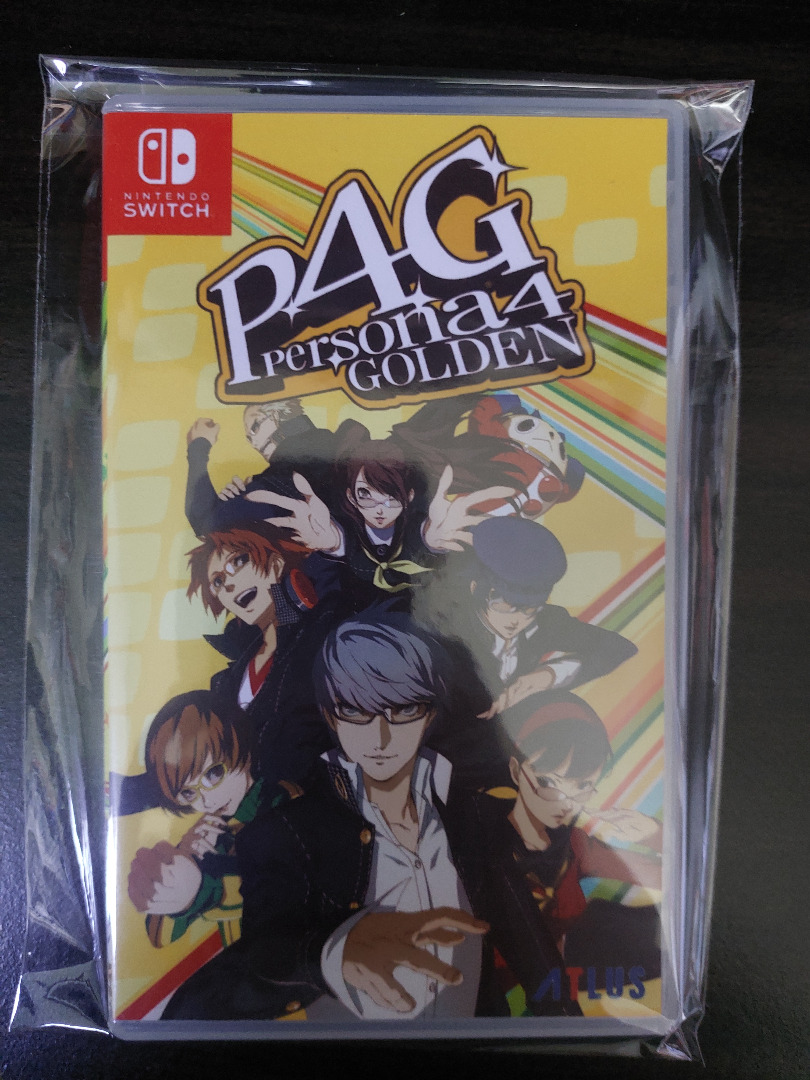 Brand New Self-printed Custom Persona 4 Golden Switch Game Case, Video ...