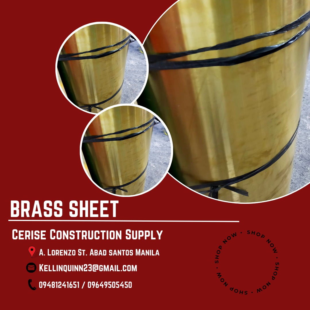 Brass Sheet Commercial And Industrial Construction Tools And Equipment On Carousell