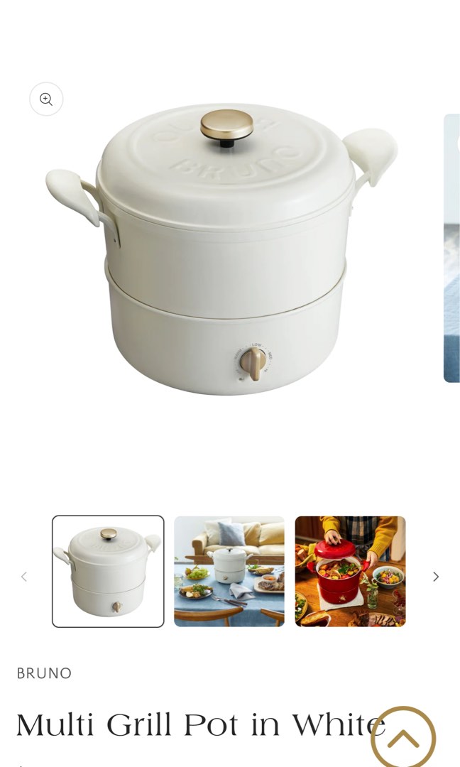 Bruno multi cooker white, TV & Home Appliances, Kitchen Appliances ...