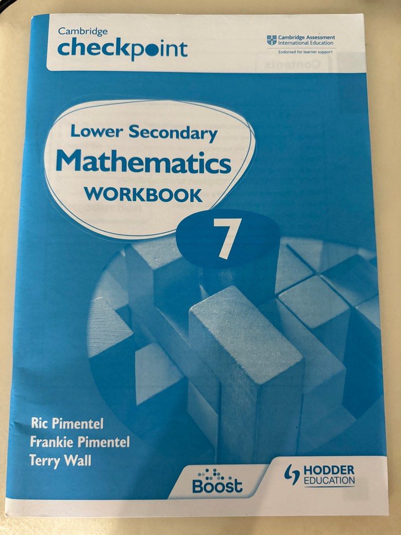 Cambridge Checkpoint Lower Secondary Mathematics Workbook 7, Hobbies ...
