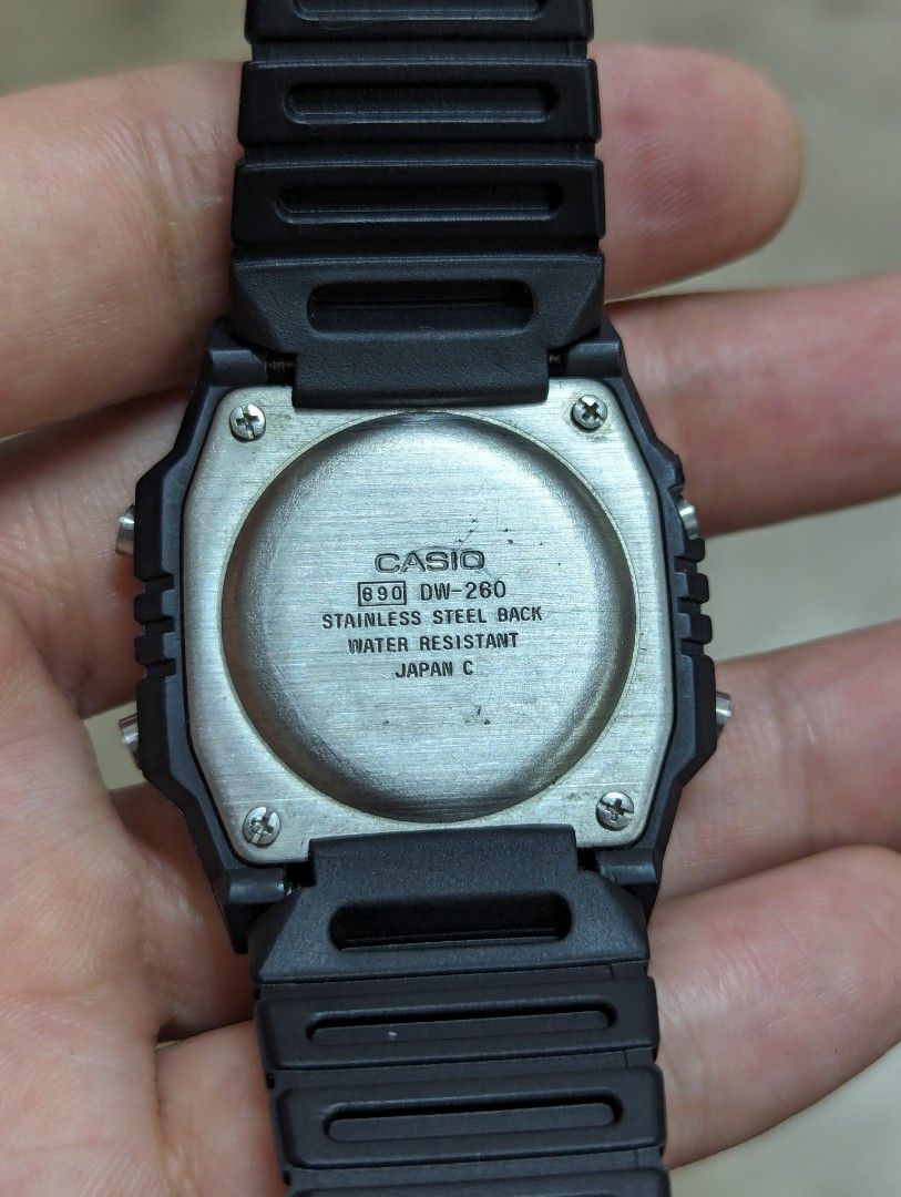 CASIO DW-260 QW-690 VINTAGE 1987, Men's Fashion, Watches & Accessories ...