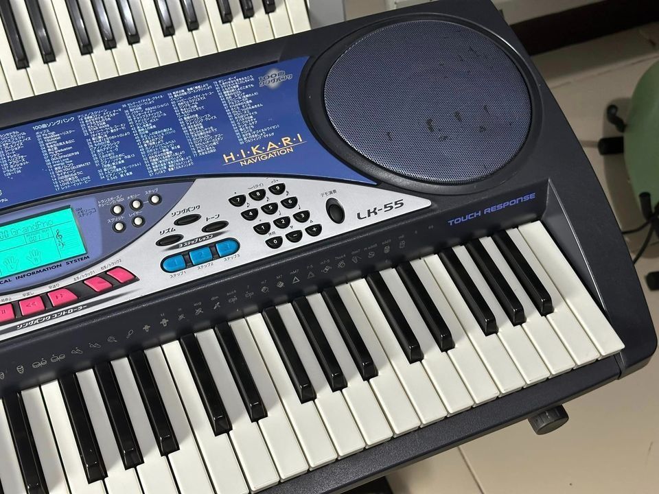 Casio LK-55 Keyboard Piano Organ 61 Keys Touch Response, Hobbies & Toys, Music & Media, Musical ...