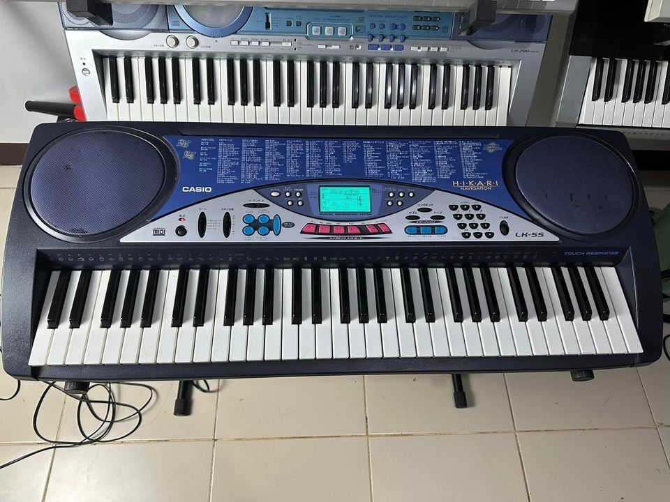 Casio LK-55 Keyboard Piano Organ 61 Keys Touch Response, Hobbies & Toys ...