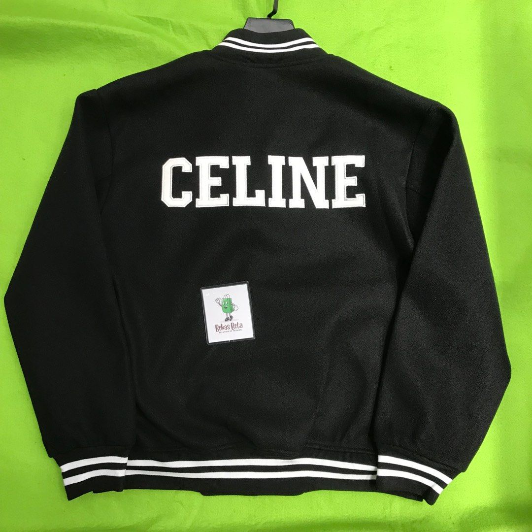 Celine Varsity Jacket, Barang Mewah, Pakaian di Carousell