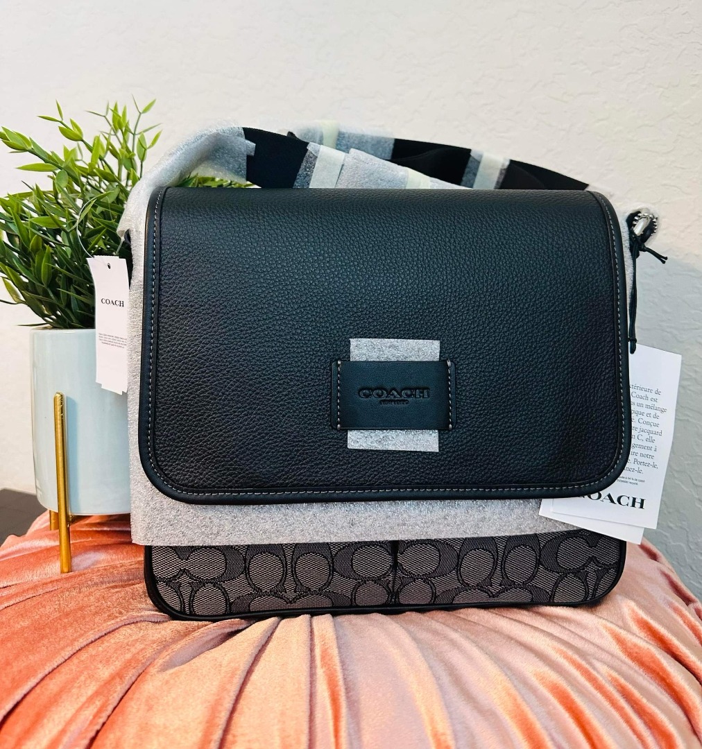 COACH Sprint Map Bag 25 In Signature Jacquard, Luxury, Bags & Wallets ...