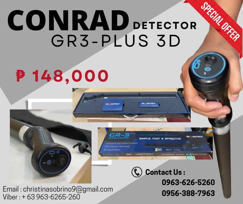 Conrad GR3- Plus Metal And Gold Detector, Hobbies & Toys, Stationary & Craft, Craft Supplies ...