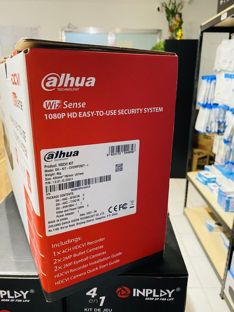 Dahua Wiz Sense 4 Channel Camera Kit 1x AI XVR 2x 2MP Bullet 2x 2MP ...