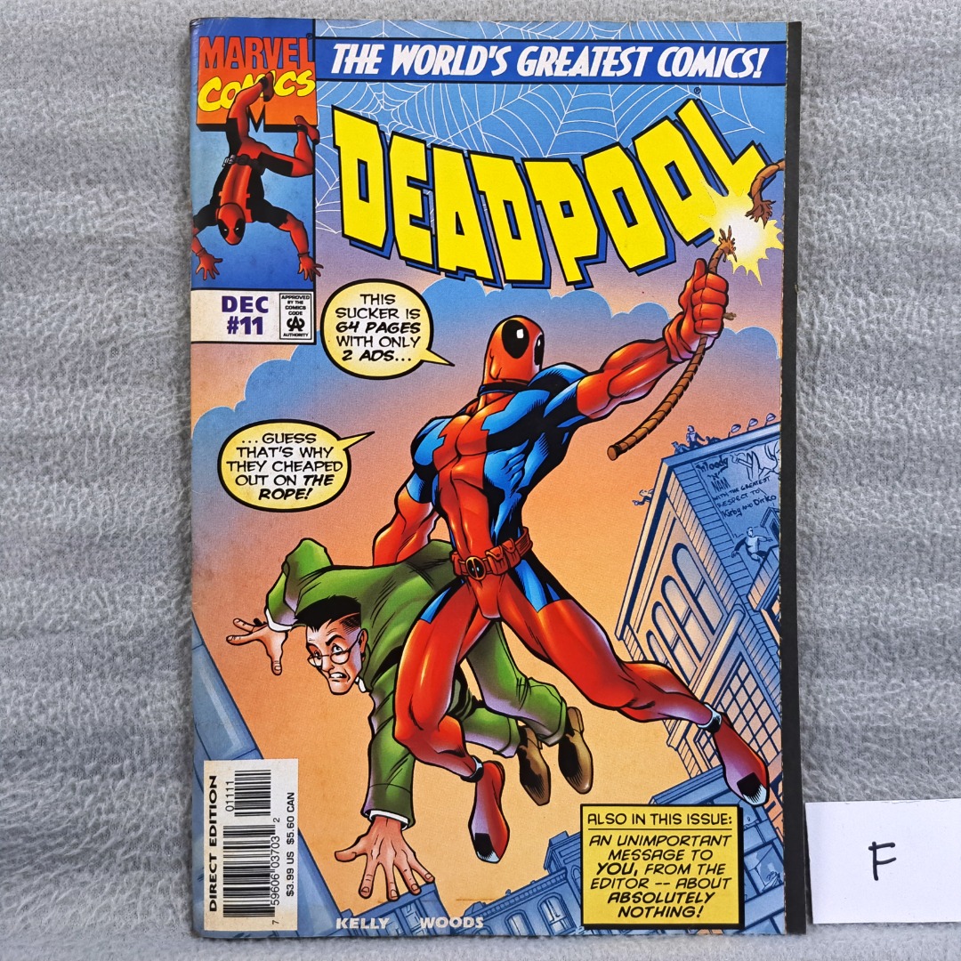Deadpool #11 (1st Series) Marvel Comics (X-Men) Joe Kelly, Pete Woods ...