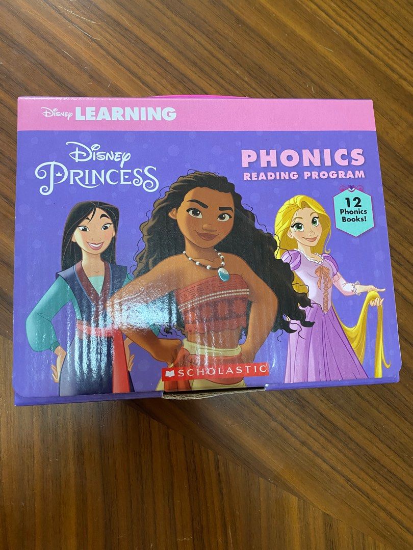 Disney Princess learning phonics, 興趣及遊戲, 書本 & 文具, 小朋友書 - Carousell