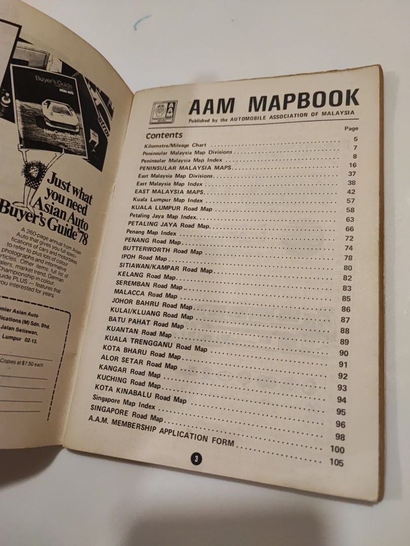 (ENG) AAM Mapbook : Roadmaps Of Peninsular & East Malaysia and Main ...