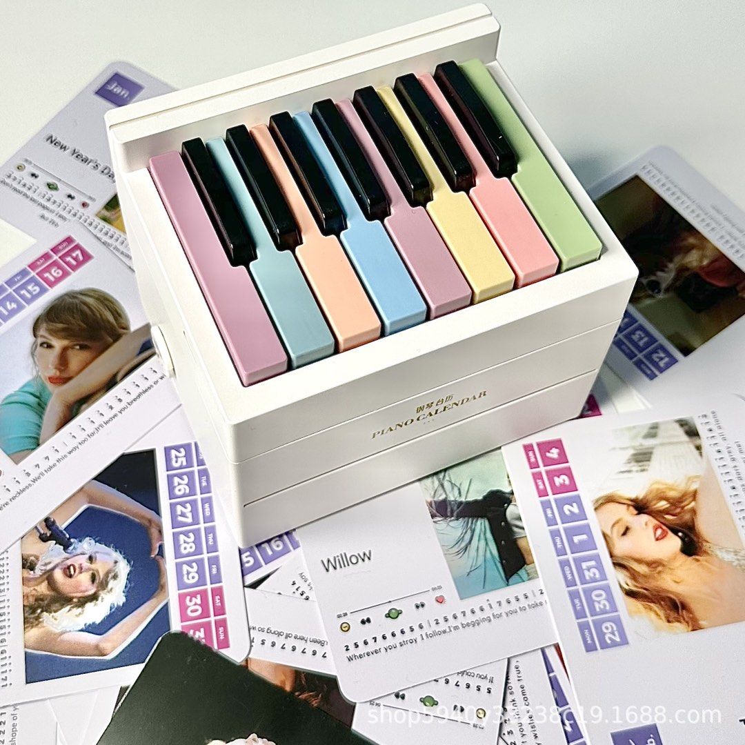 Fanmade Taylor Swift Calendar Mini Piano, Hobbies & Toys, Music & Media ...