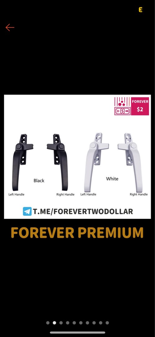 (FOREVER PREMIUM) BTO HDB Window Handle Lever Casement Locking Handle ...