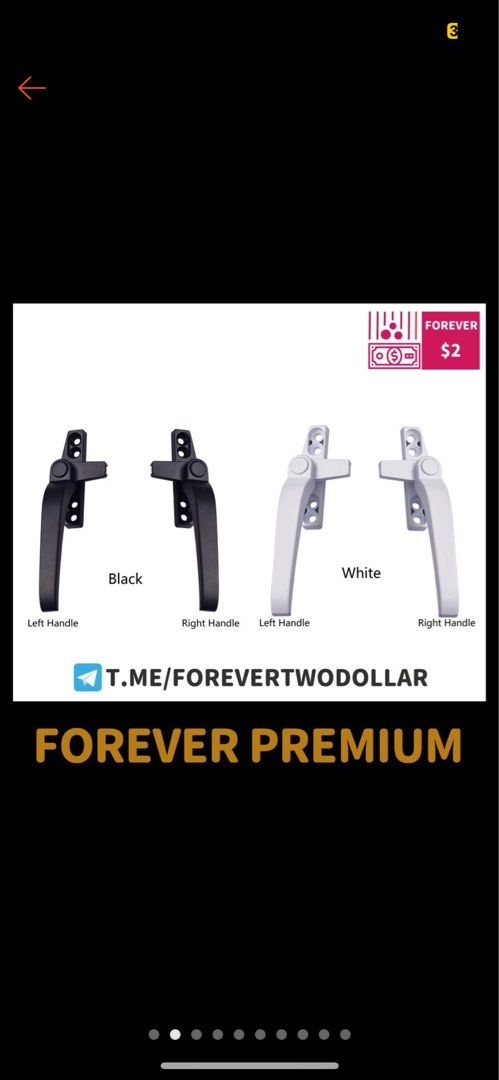 (FOREVER PREMIUM) BTO HDB Window Handle Lever Casement Locking Handle ...