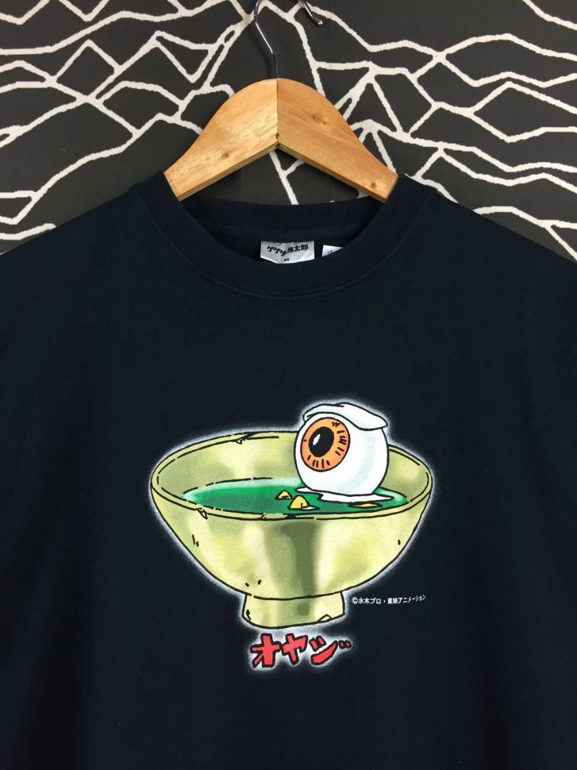 Gegege No Kitaro Kitaro Of The Graveyard Anime Manga Tee, Men's Fashion ...