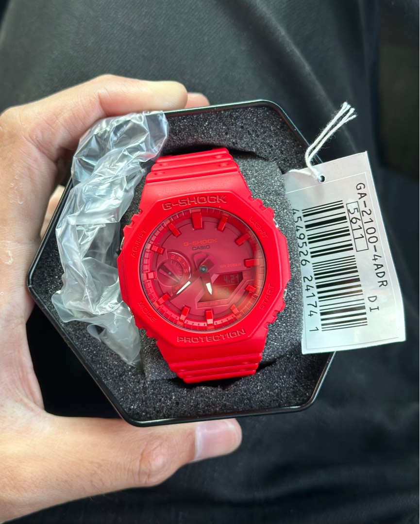 GShock Ga2100 Tmj Merah, Men's Fashion, Watches & Accessories, Watches ...