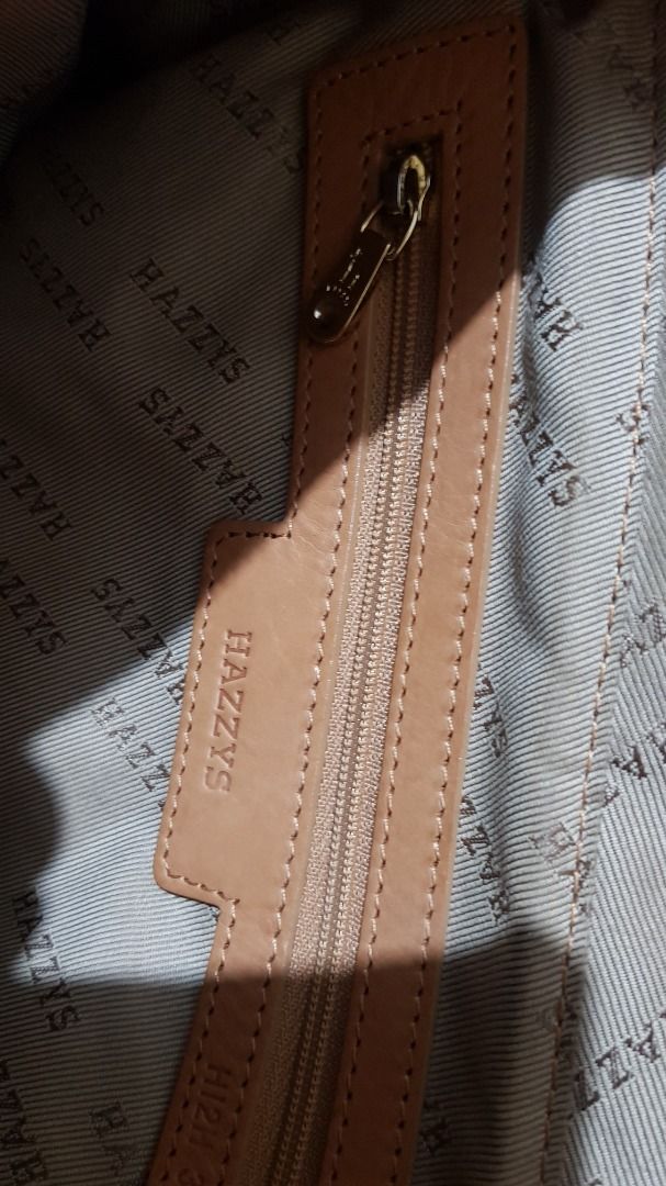 Hazzys Leather Backpack, Women's Fashion, Bags & Wallets, Backpacks on ...