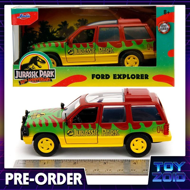 Hollywood Rides Jurassic Park 1993 Ford Explorer 1:32 Scale DieCast ...