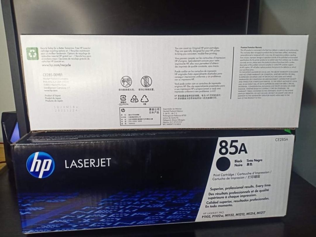 HP 85A Black Original LaserJet Toner Cartridge, Computers & Tech, Printers, Scanners & Copiers ...