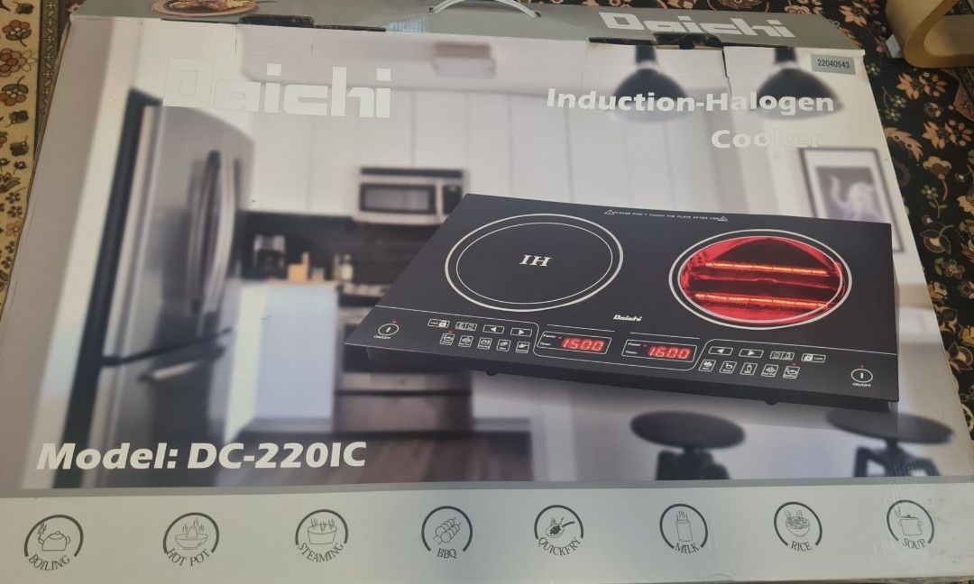 Induction halogen cooker, TV & Home Appliances, Kitchen Appliances ...