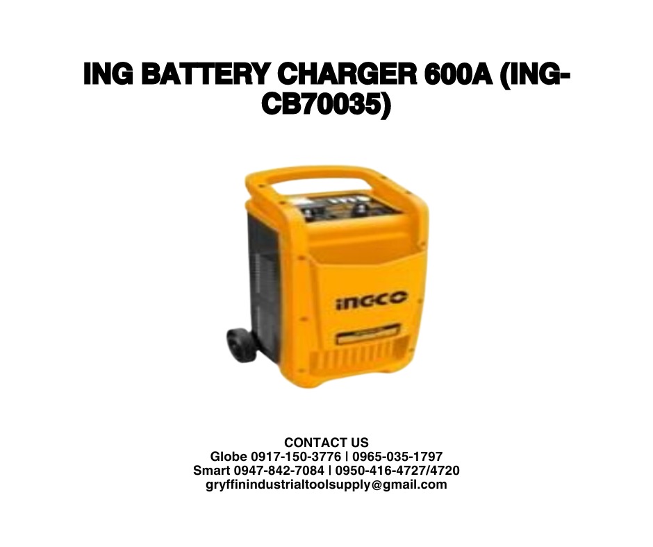 ING BATTERY CHARGER 6A-600A, Commercial & Industrial, Industrial ...