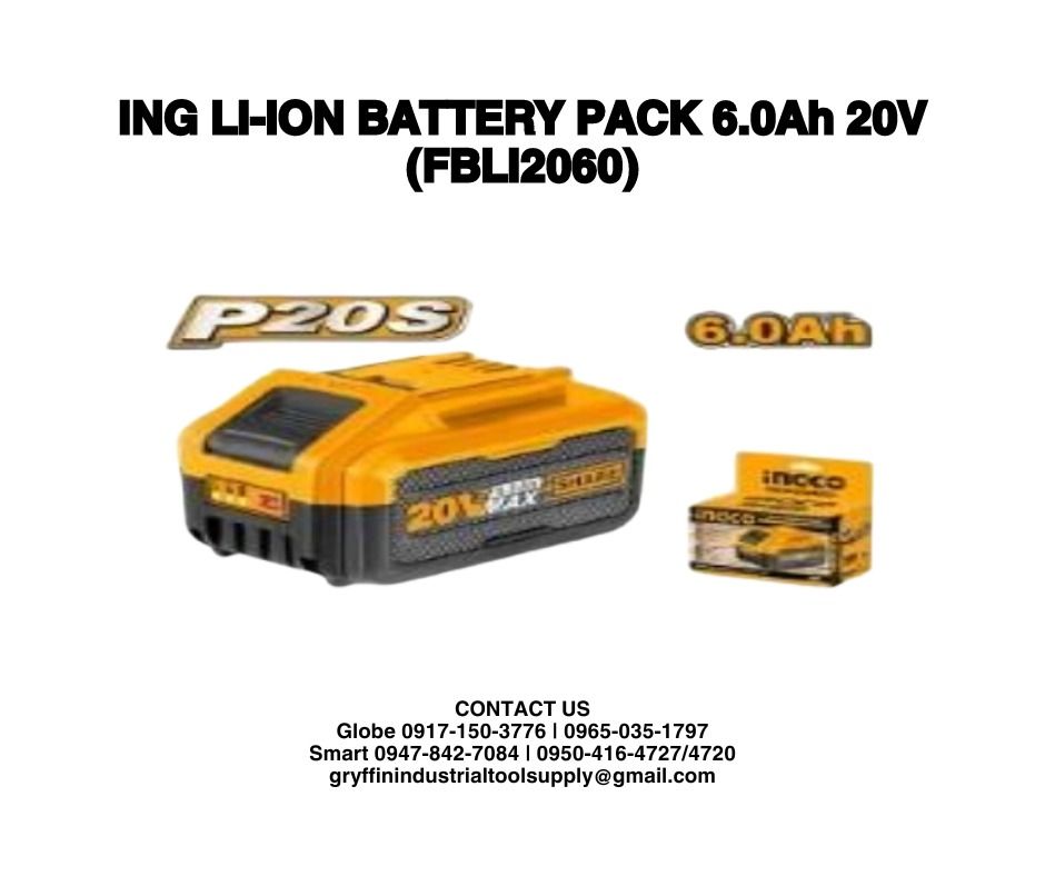 ING LI-ION BATTERY PACK, Commercial & Industrial, Industrial Equipment ...
