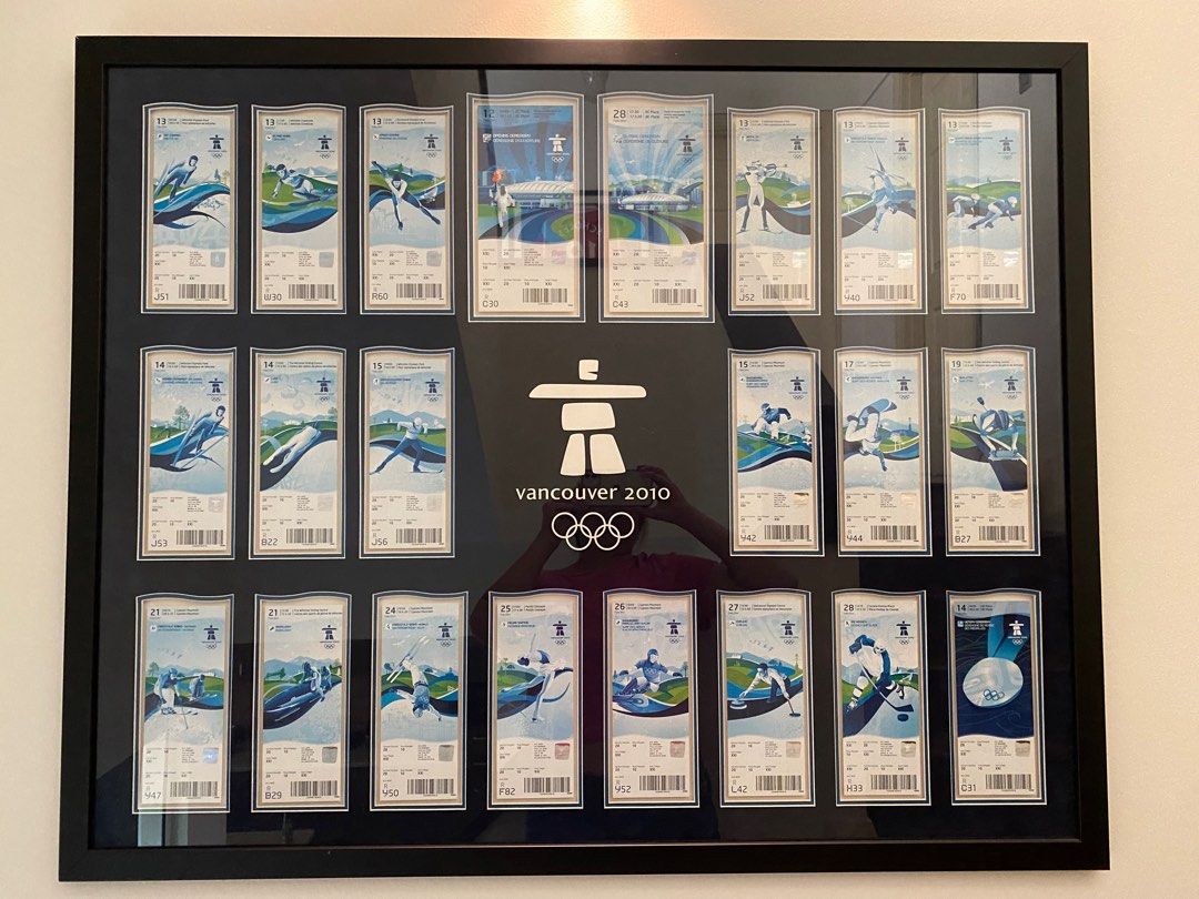 Limited Edition Olympics ticket set . Vancouver 2010. Very rare ...