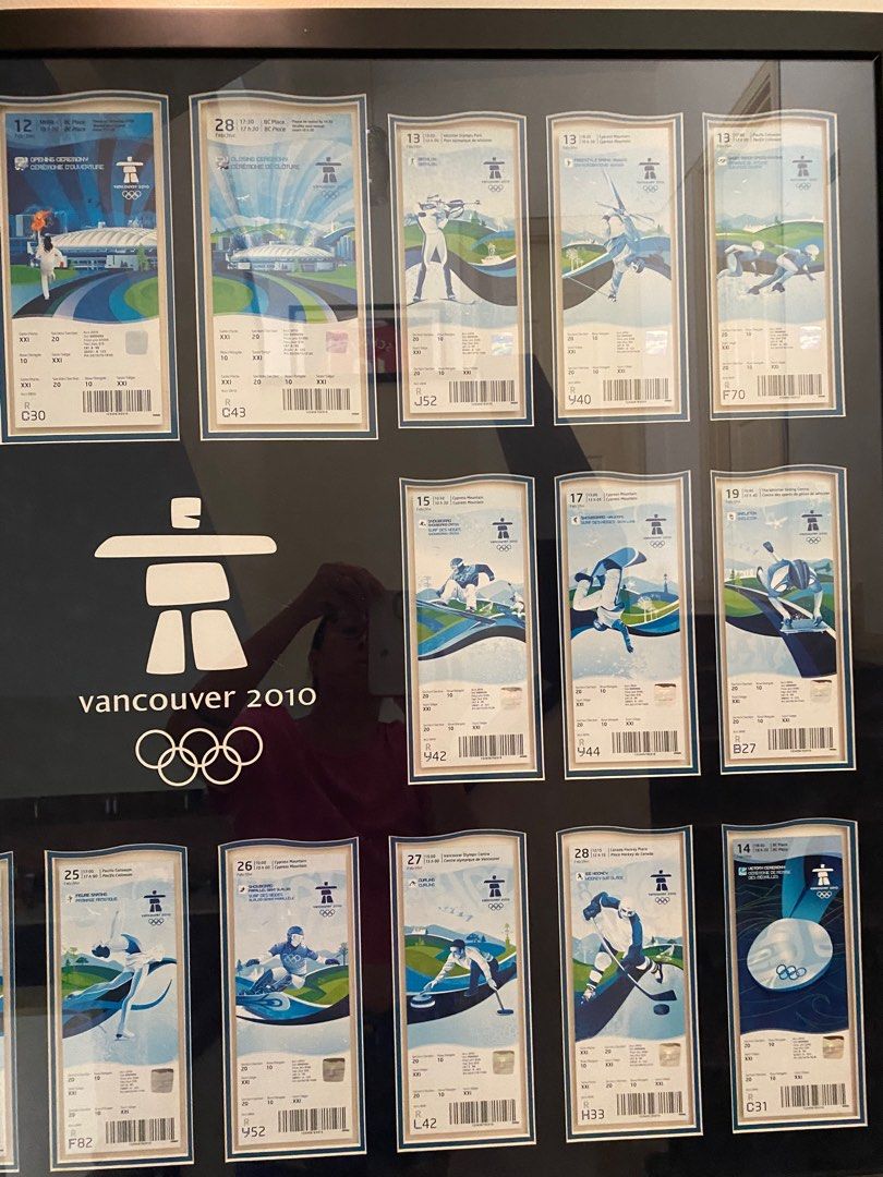 Limited Edition Olympics ticket set . Vancouver 2010. Very rare ...