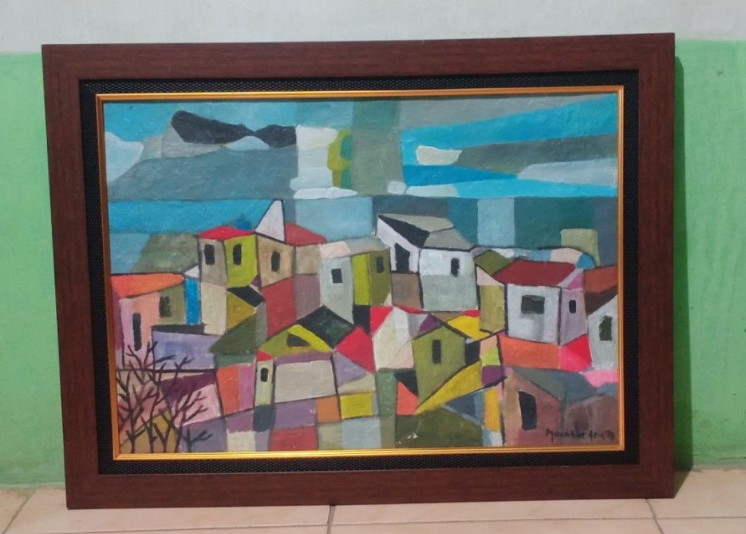 Lukisan karya mochtar apin tahun 1983, Antik, Pajangan di Carousell