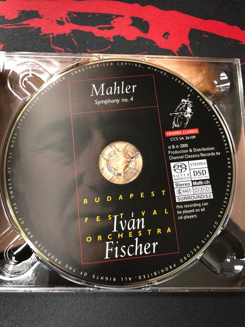 Mahler 馬勒 Symphony no.4 by Ivan Fischer SACD, 興趣及遊戲, 音樂、樂器 & 配件, 音樂與媒體 - CD 及 DVD - Carousell
