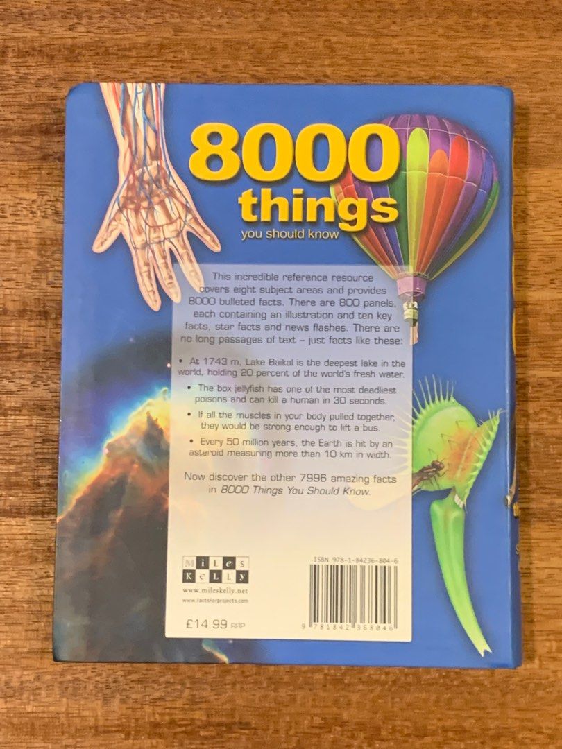 Miles Kelly ; 8000 things you should know | Body • Planet Earth - Space ...