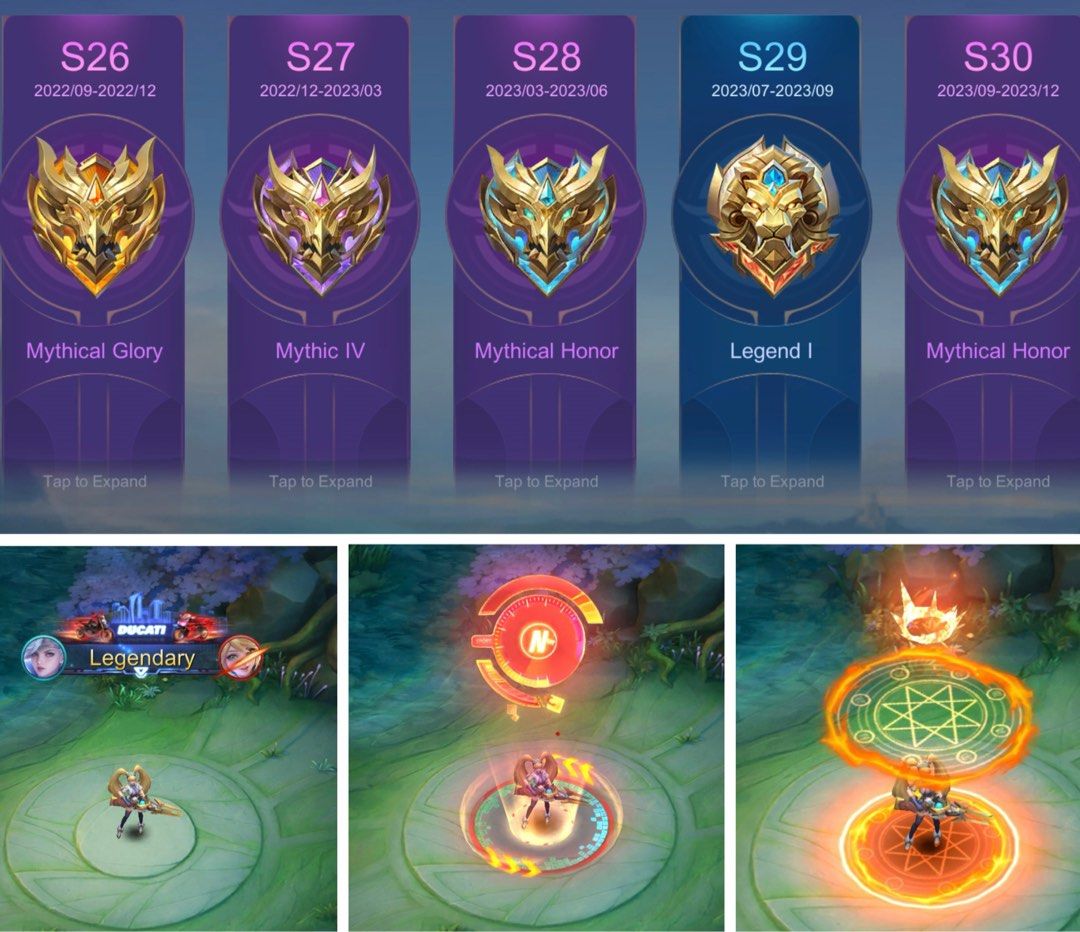 MLBB Mythical Glory ACCOUNT 241 skins, Video Gaming, Video Games ...