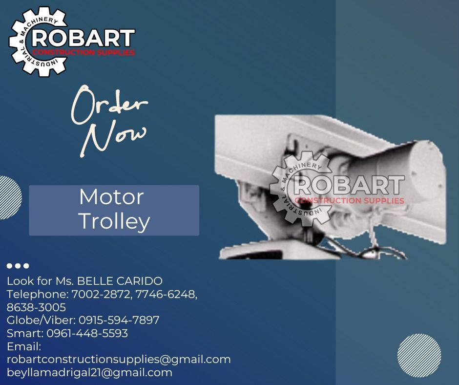 Motor Trolley, Commercial & Industrial, Construction Tools & Equipment ...
