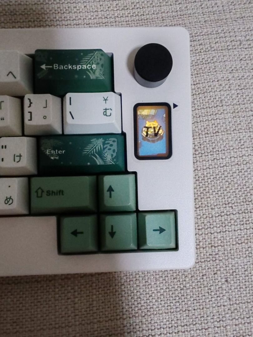 Nature Themed Ergonomic Alice Arisu 65% Fully Modded Custom Mechanical ...