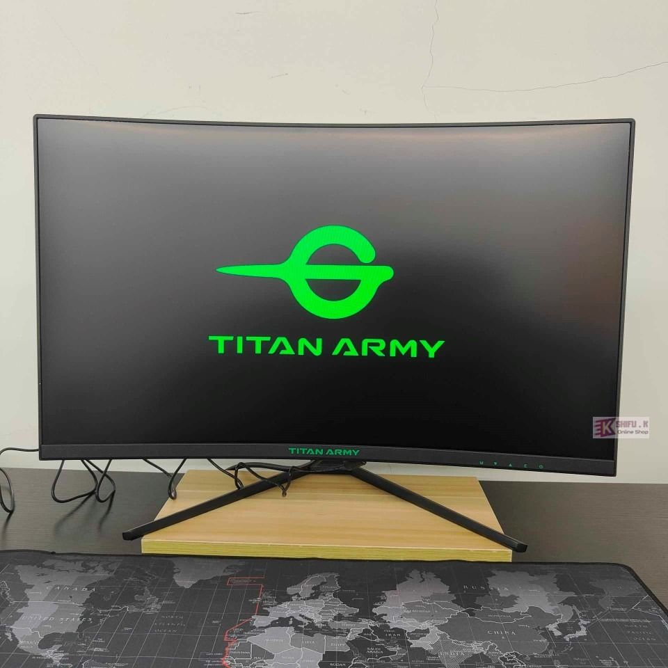 (NEW) Titan Army 27inch Curved 240Hz 1ms Gaming Monitor Box Packaging ...