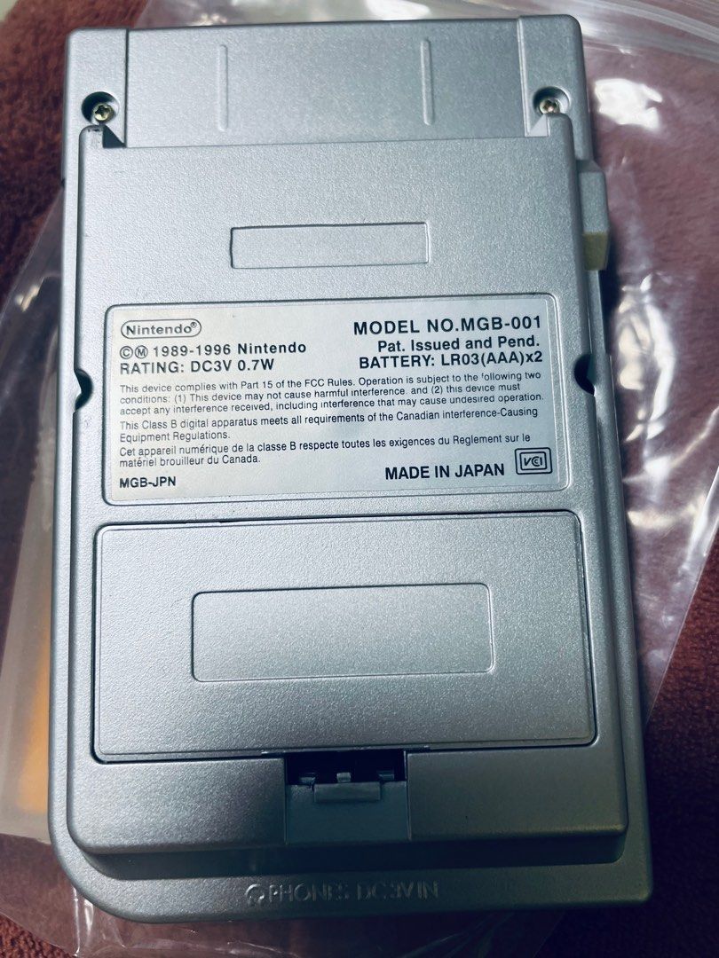 Nintendo Game Boy pocket lite made in Japan 機身完美 附送一隻game 無盒無說明書 on ...