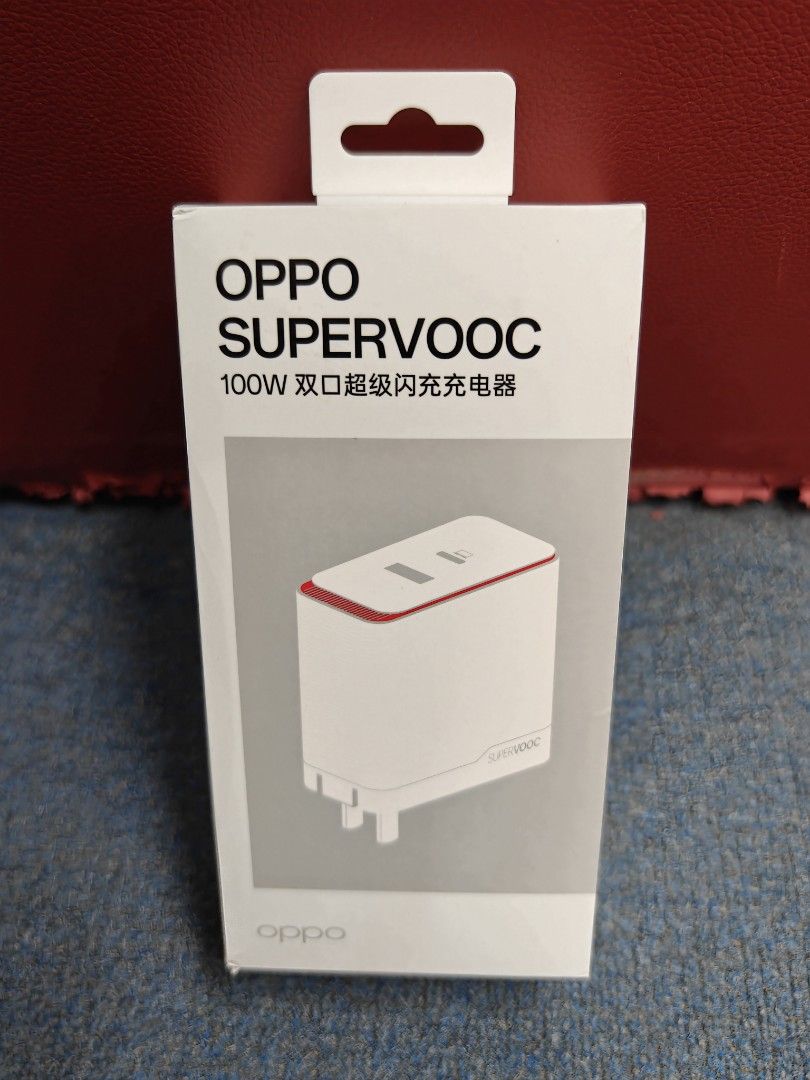 Oppo supervooc 100w雙頭超級閃充充電器，差電機，type c usb插頭，超級快差，oneplus, 手提電話, 電話及其他 ...