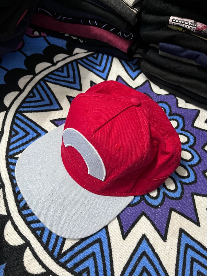 Pokemon Red Cap, Men's Fashion, Watches & Accessories, Cap & Hats on ...