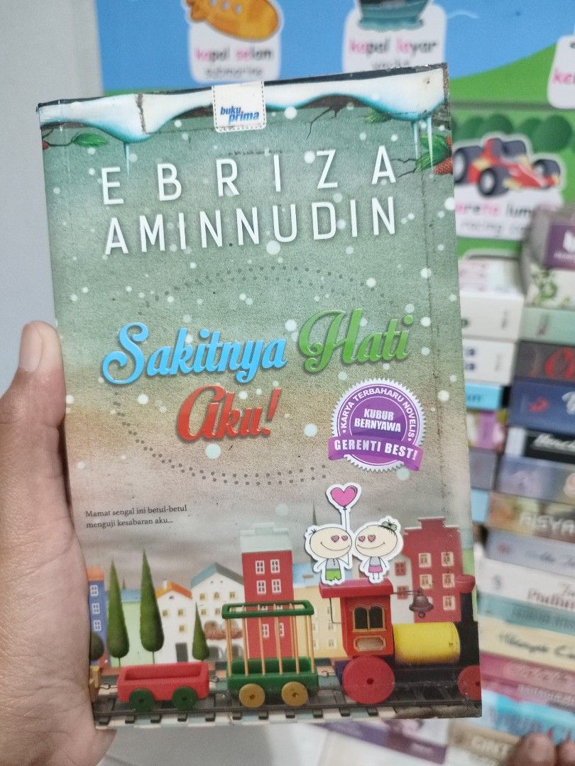Preloved Malay Novel Buku Melayu Terpakai SAKITNYA HATI AKU! penulis EBRIZA AMINNUDIN, Hobbies ...