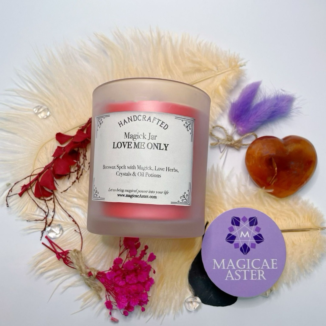 MagicaeAster LOVE ME ONLY Magick Spelled Jar, Hobbies & Toys ...