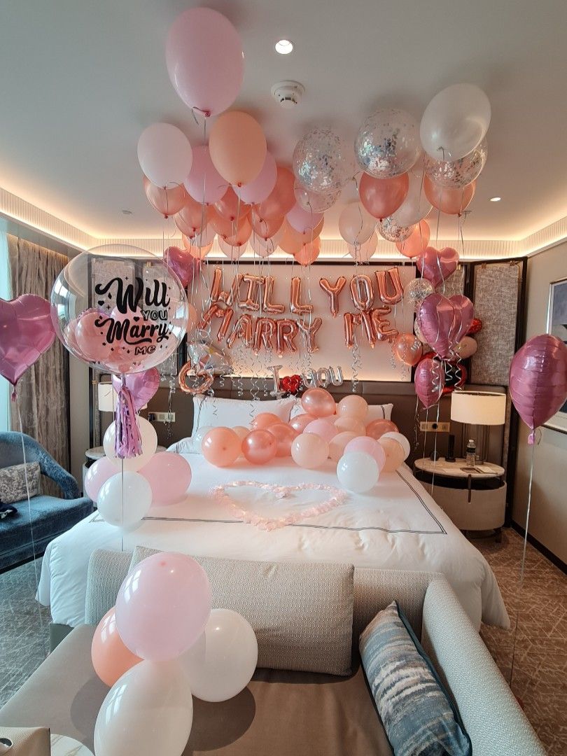 Proposal decorations, helium balloons, birthday decorations,, Hobbies ...