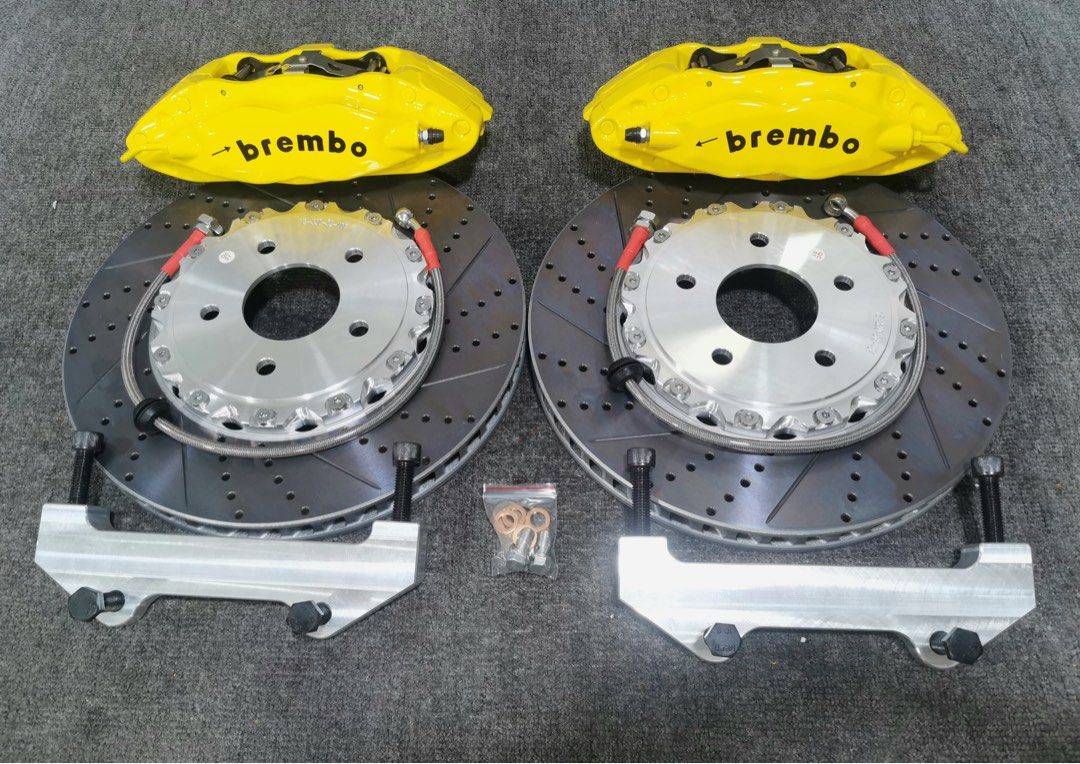 REFURBISHED USED BREMBO F50 4 POT BRAKE KIT HONDA CIVIC FD FC TCP FE FL ...