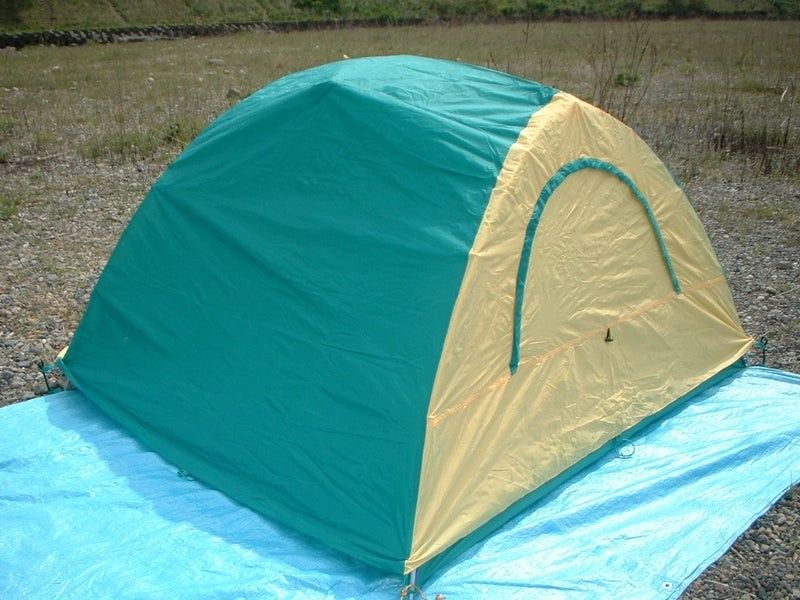 Retro 90s Dunlop H Frame 3P Tent, Sports Equipment, Hiking & Camping on ...