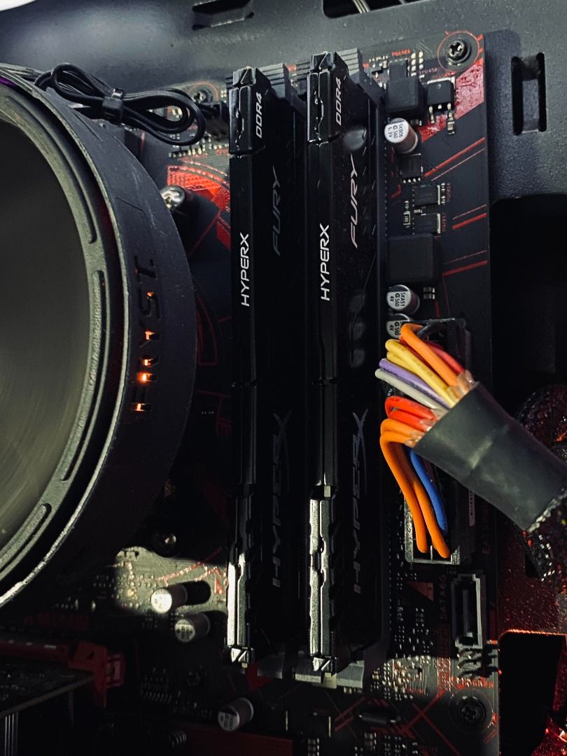 Gaming Pc Set Ryzen 5 2600 GTX 1050Ti 16GB HyperX Fury PC Unit ...