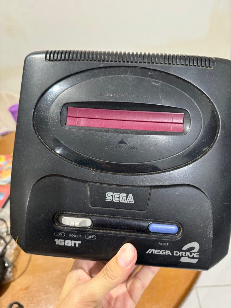 Sega Mega Drive 2 console 16bit, Video Game, Konsol di Carousell