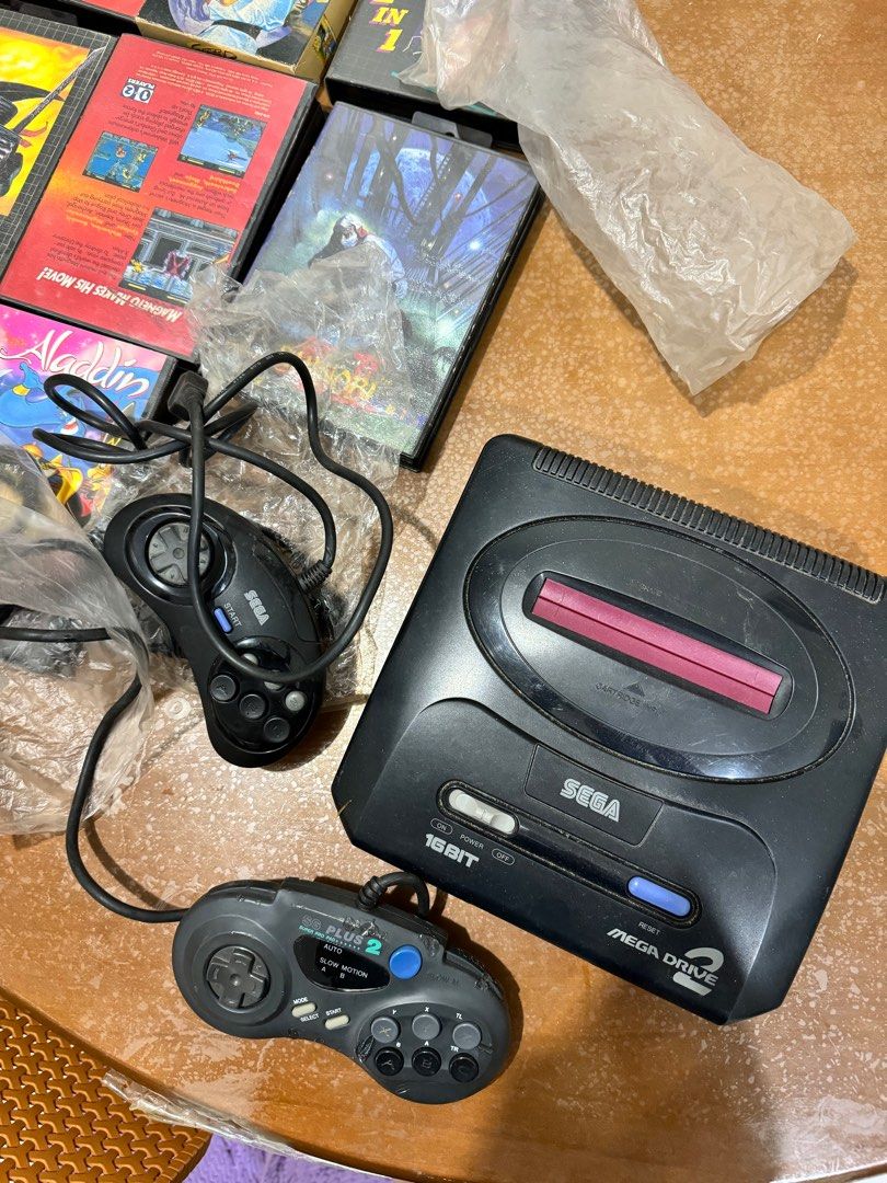 Sega Mega Drive 2 console 16bit, Video Game, Konsol di Carousell