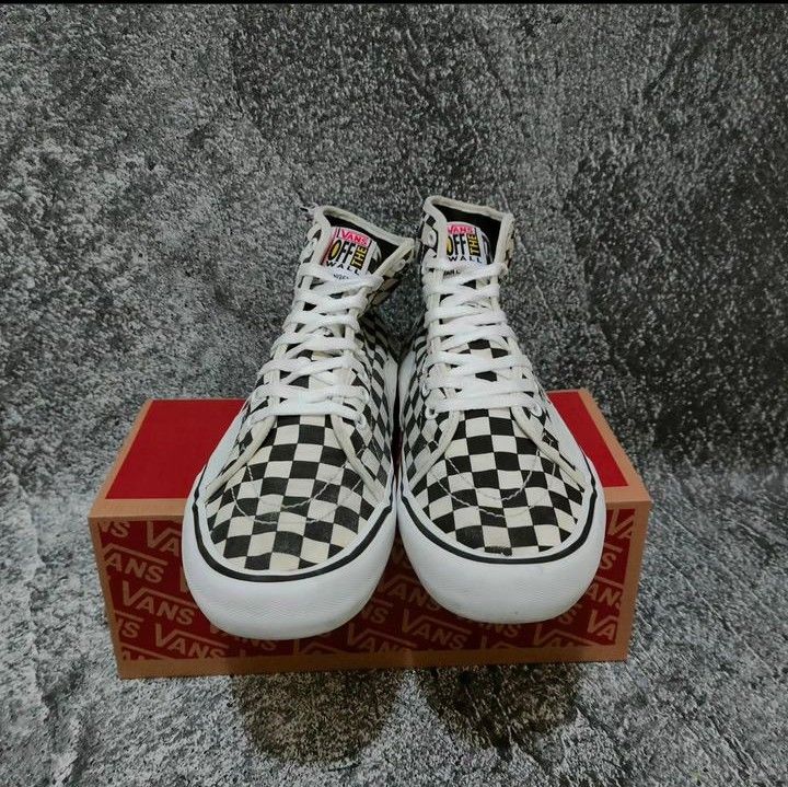 Sepatu Vans SK8 papan catur second branded, Fesyen Pria, Sepatu ...