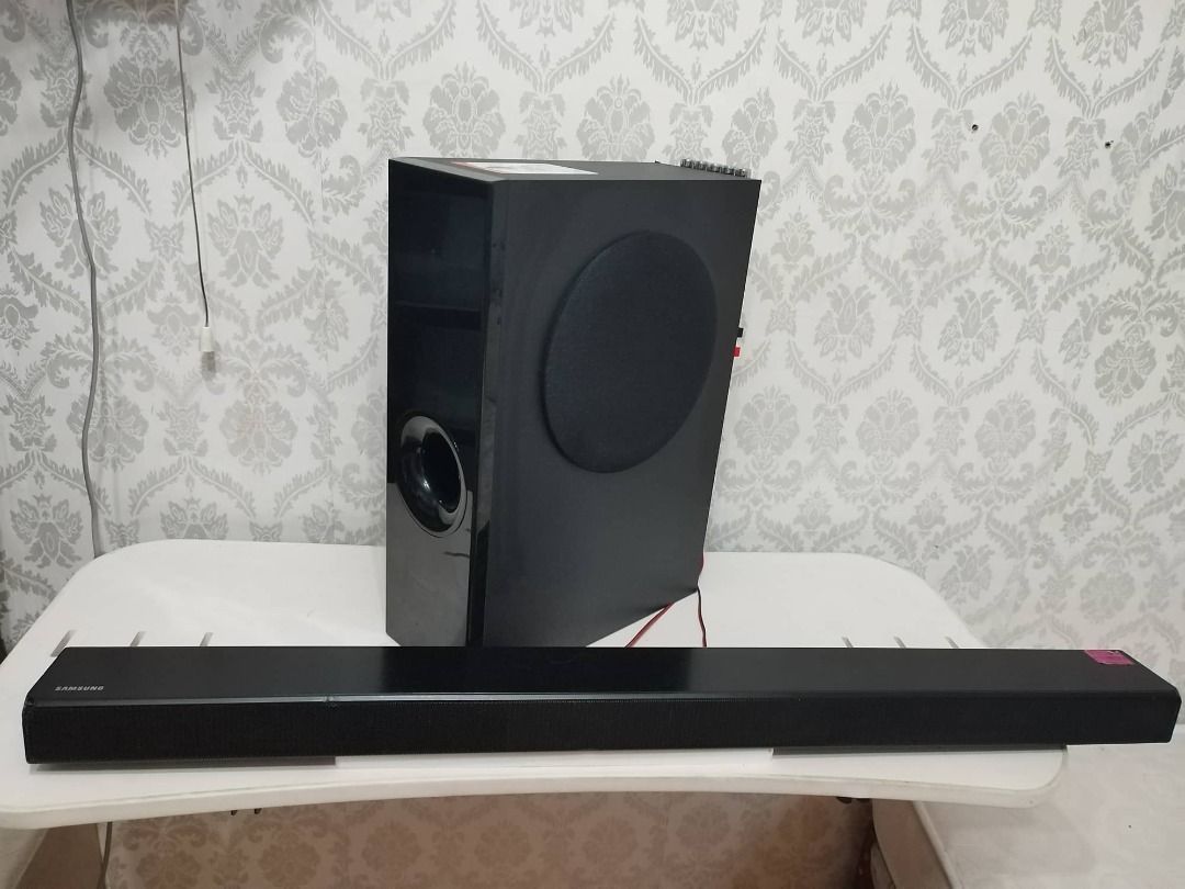 Sharp Wireless Active Subwoofer ( CP-SW60A1) with Samsung Sounbar ...