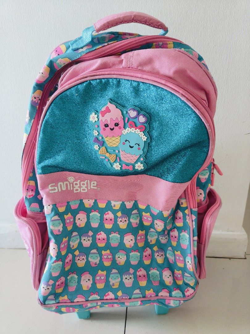 Smiggle trolley bag, Women's Fashion, Bags & Wallets, Backpacks on ...