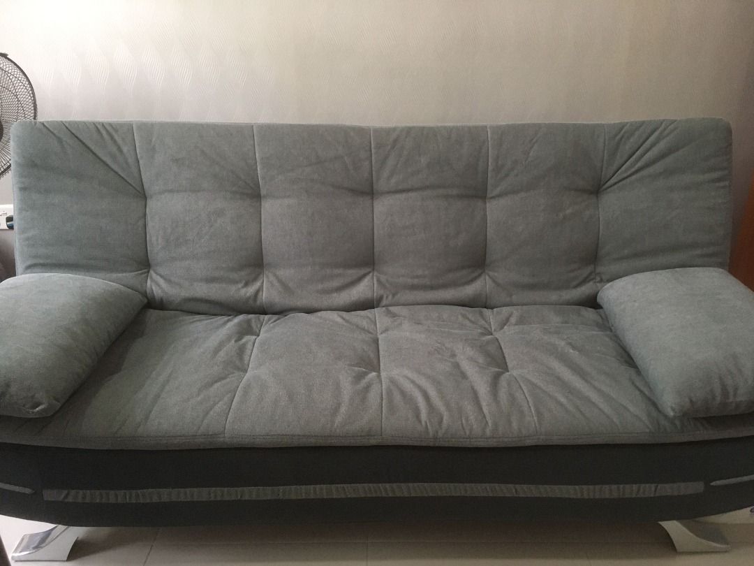 Sofa Bed with 2 pillows Star Living Almost NEW Furniture Home Living Furniture Sofas on Carousell